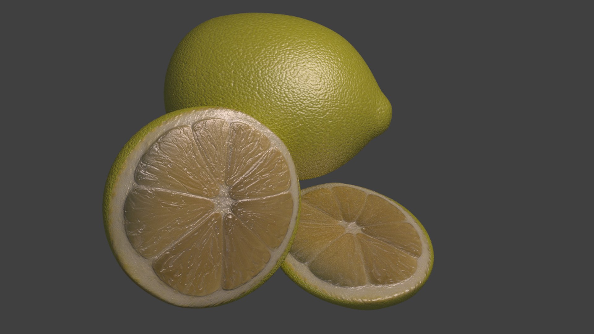Free Lemon 3d Model
