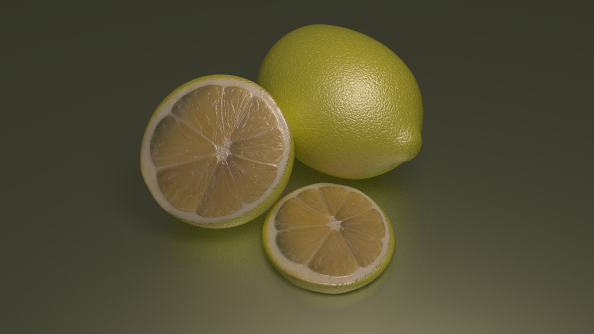 Free Lemon 3d Model