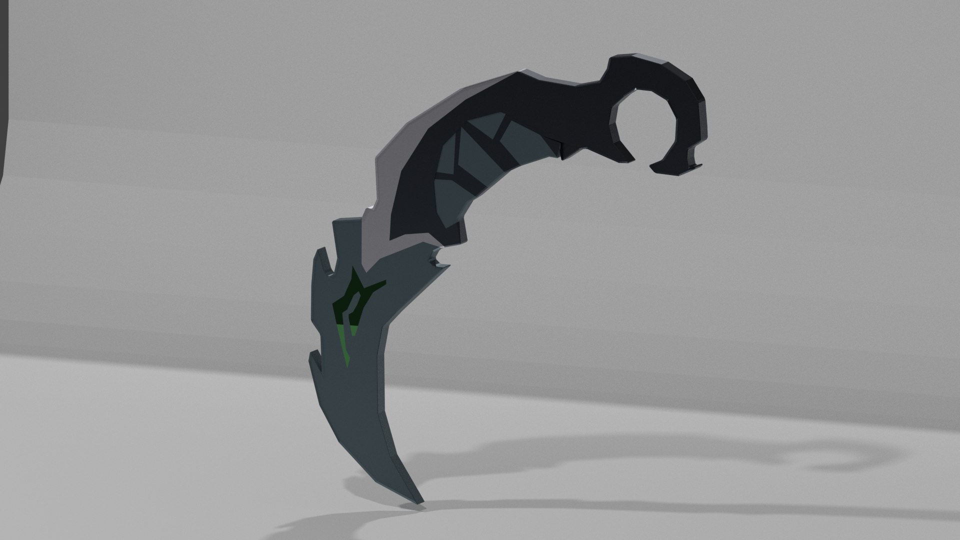 Valorant Kerambit River 3D - TurboSquid 2113019