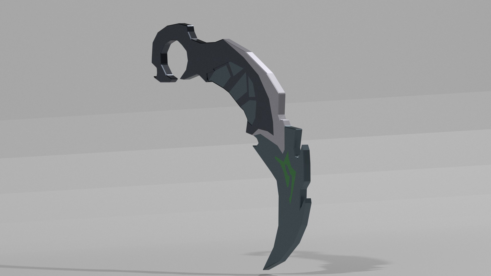 Valorant Kerambit River 3D - TurboSquid 2113019