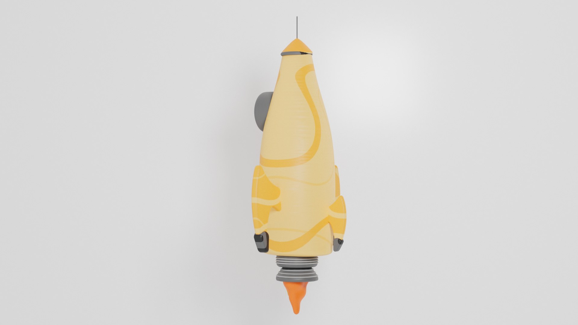 Colorful And Cute Rocket 3D - TurboSquid 1966661