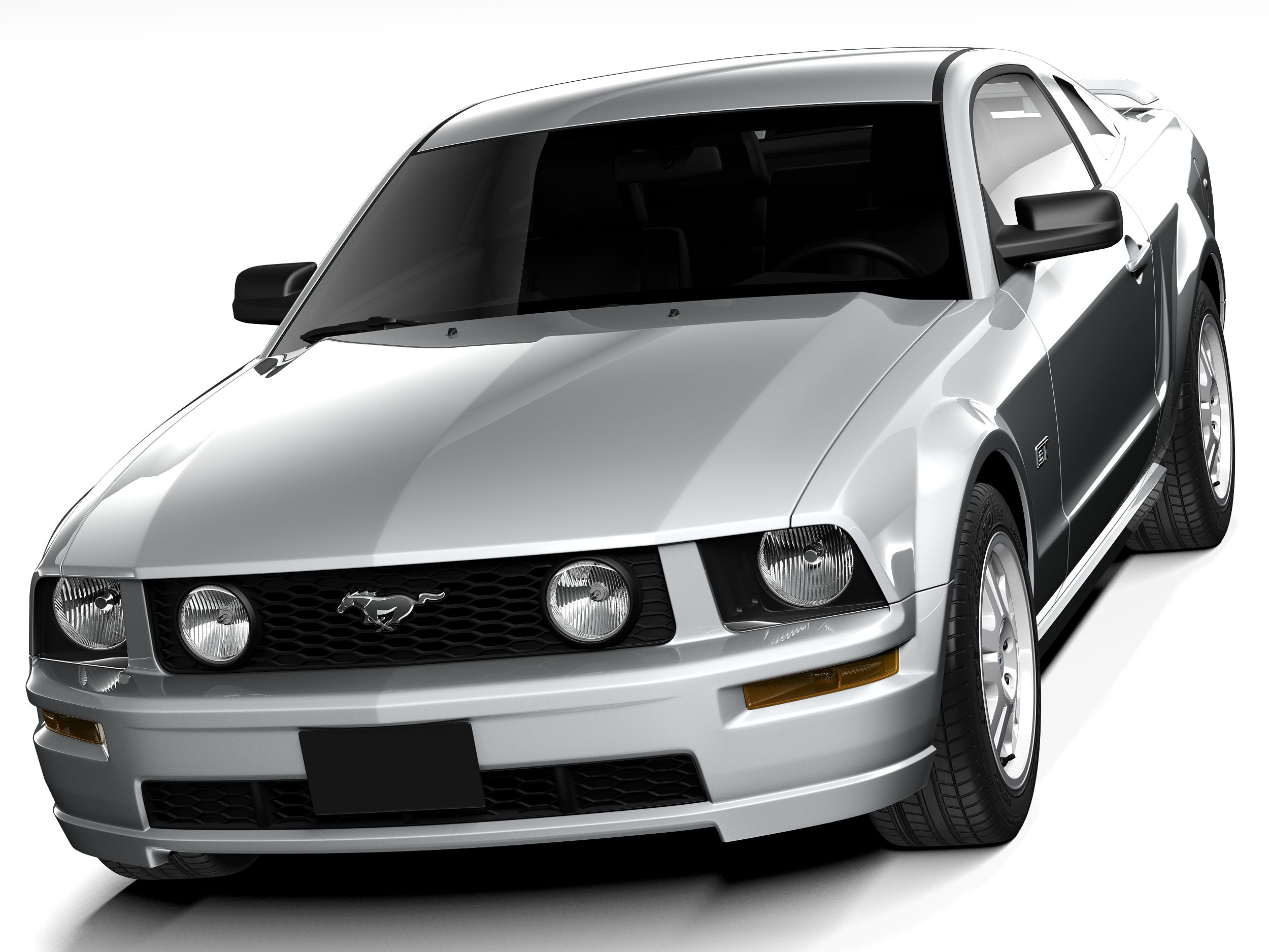 modelo 3d Ford Mustang GT 2005 - TurboSquid 2224186