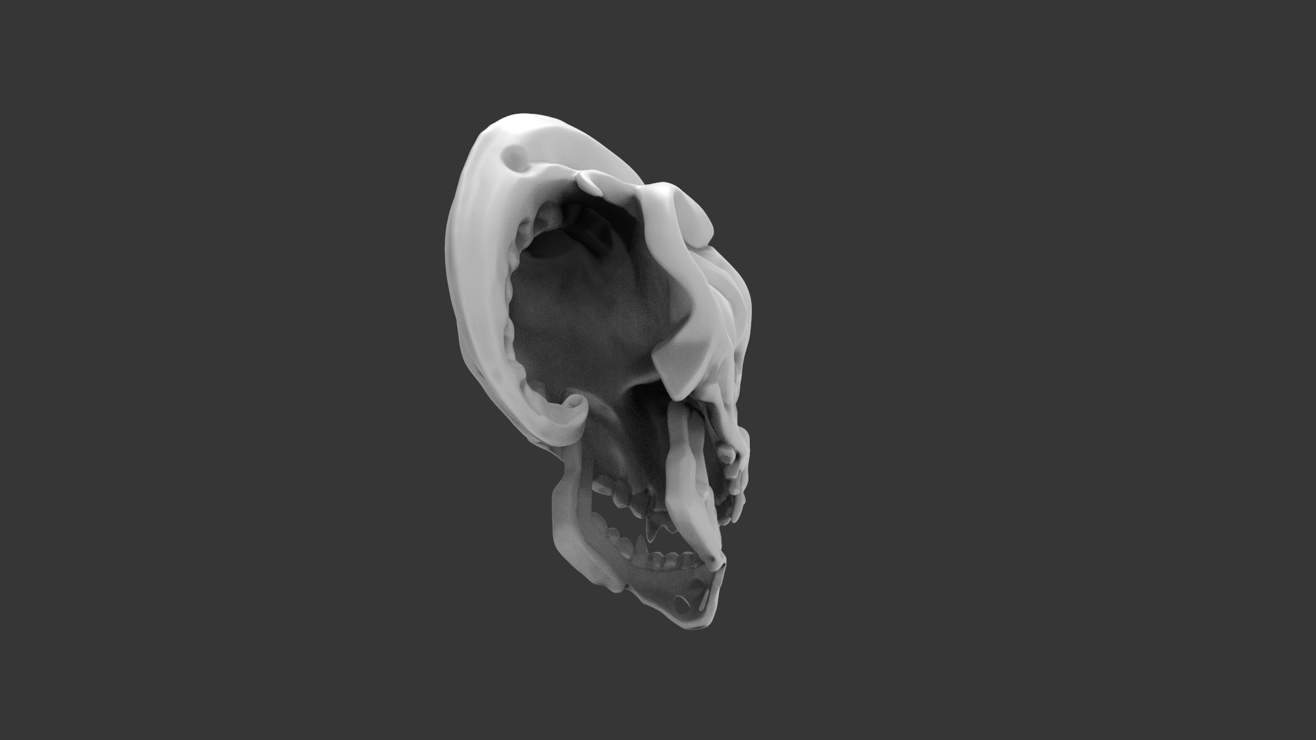 Alien Head Skull 3D - TurboSquid 1349229