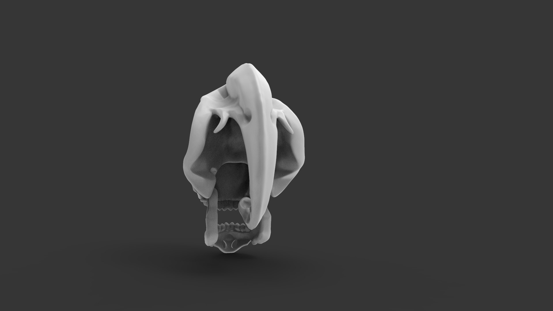 Alien Head Skull 3D - TurboSquid 1349229