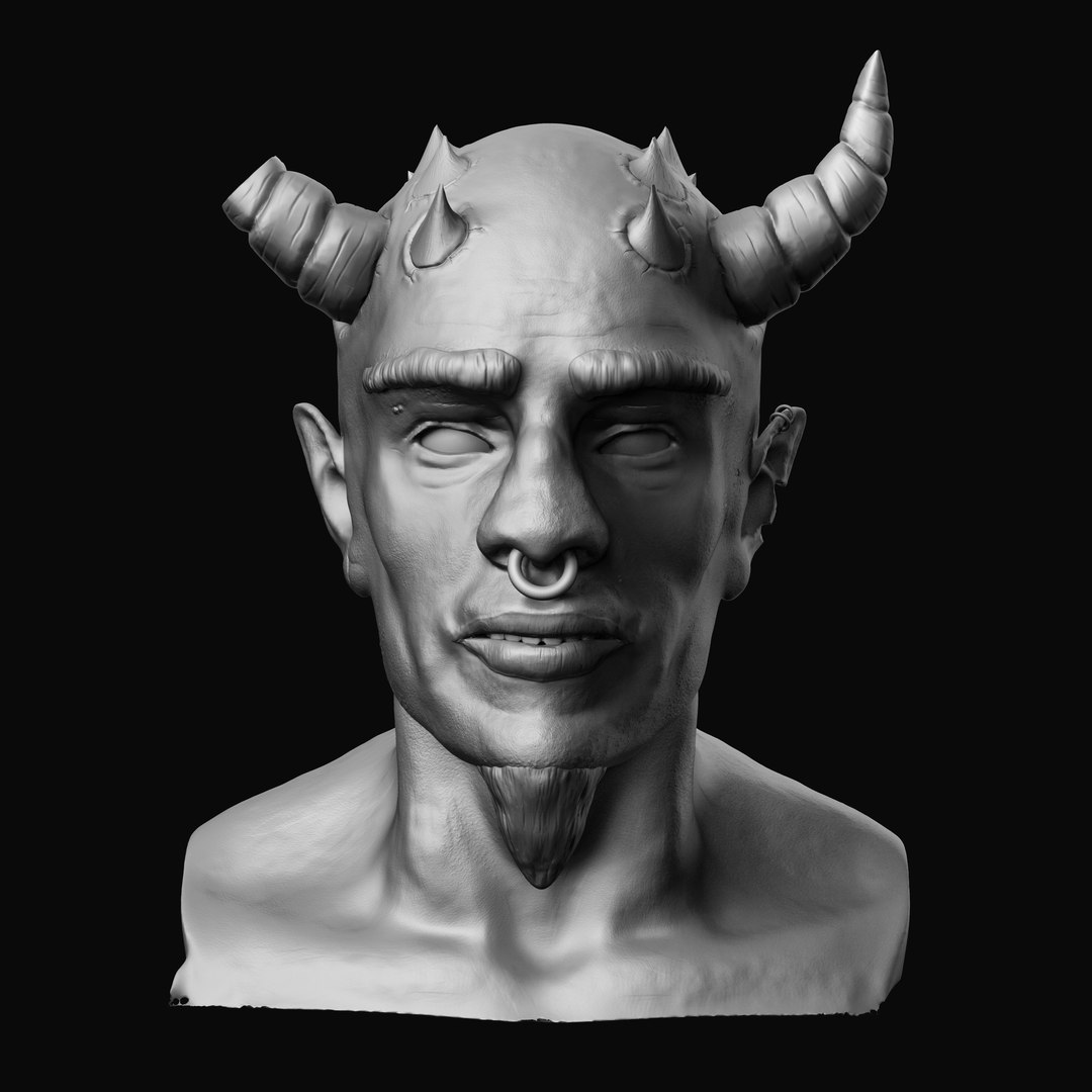 Devil Head Print 3D Model - TurboSquid 2073730