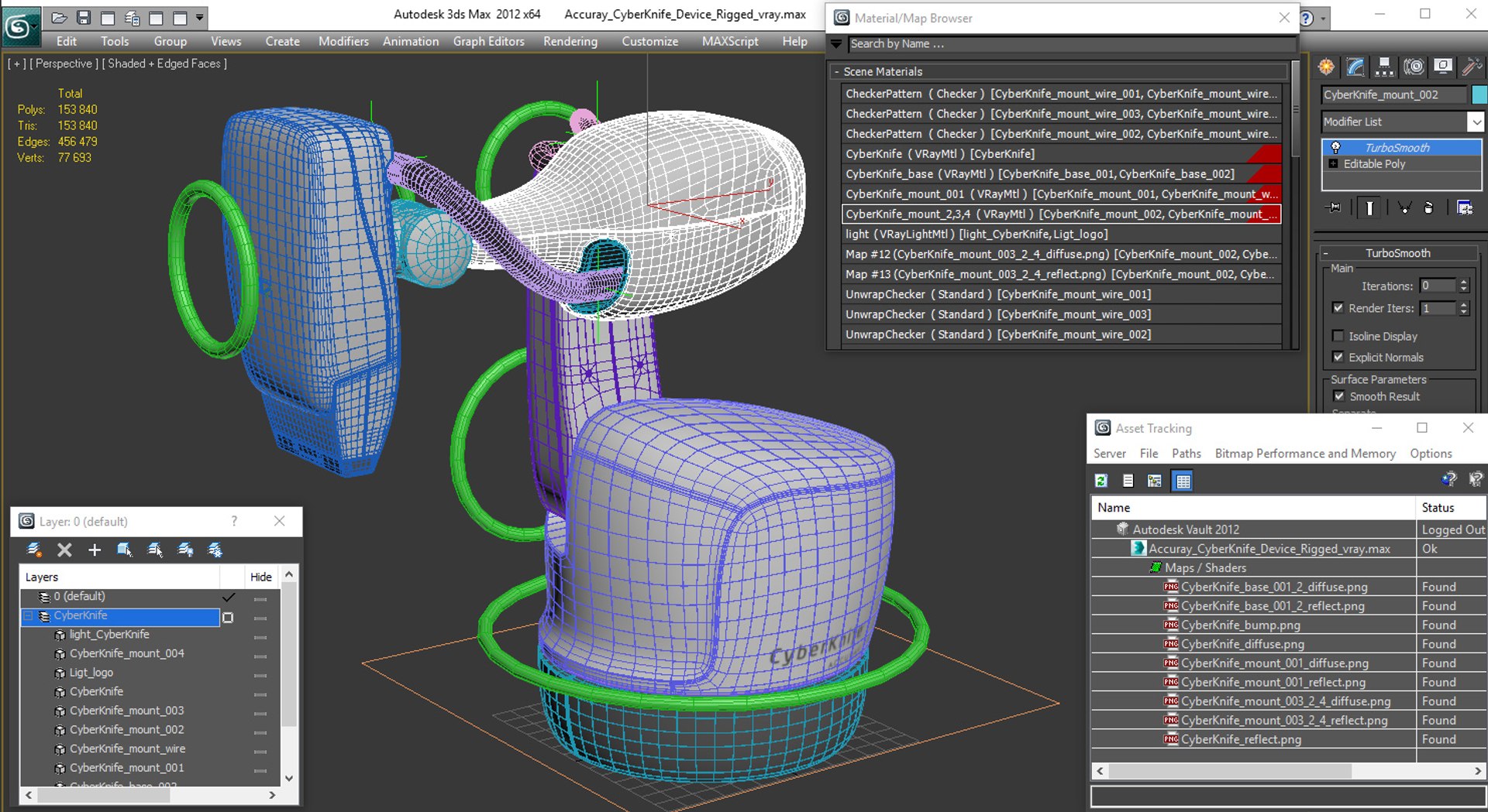 Accuray cyberknife device radiation 3D model - TurboSquid 1393666