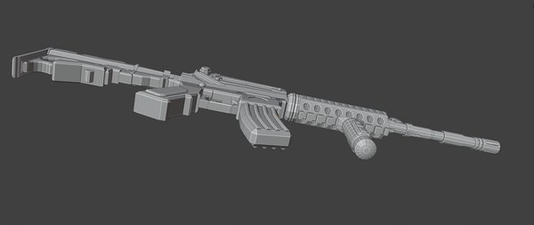 3D gun - TurboSquid 1557791