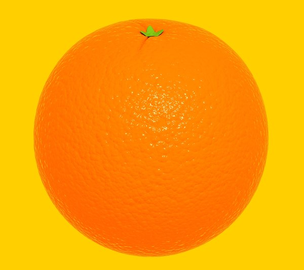 modelo 3d naranja - TurboSquid 802077
