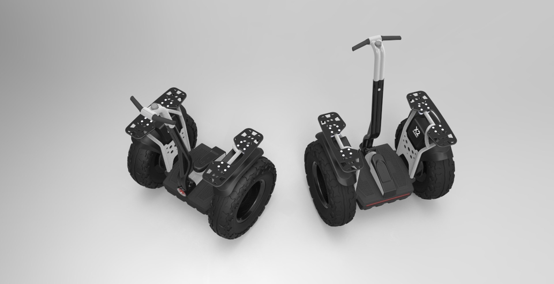 3d segway x2 adventure solidworks model