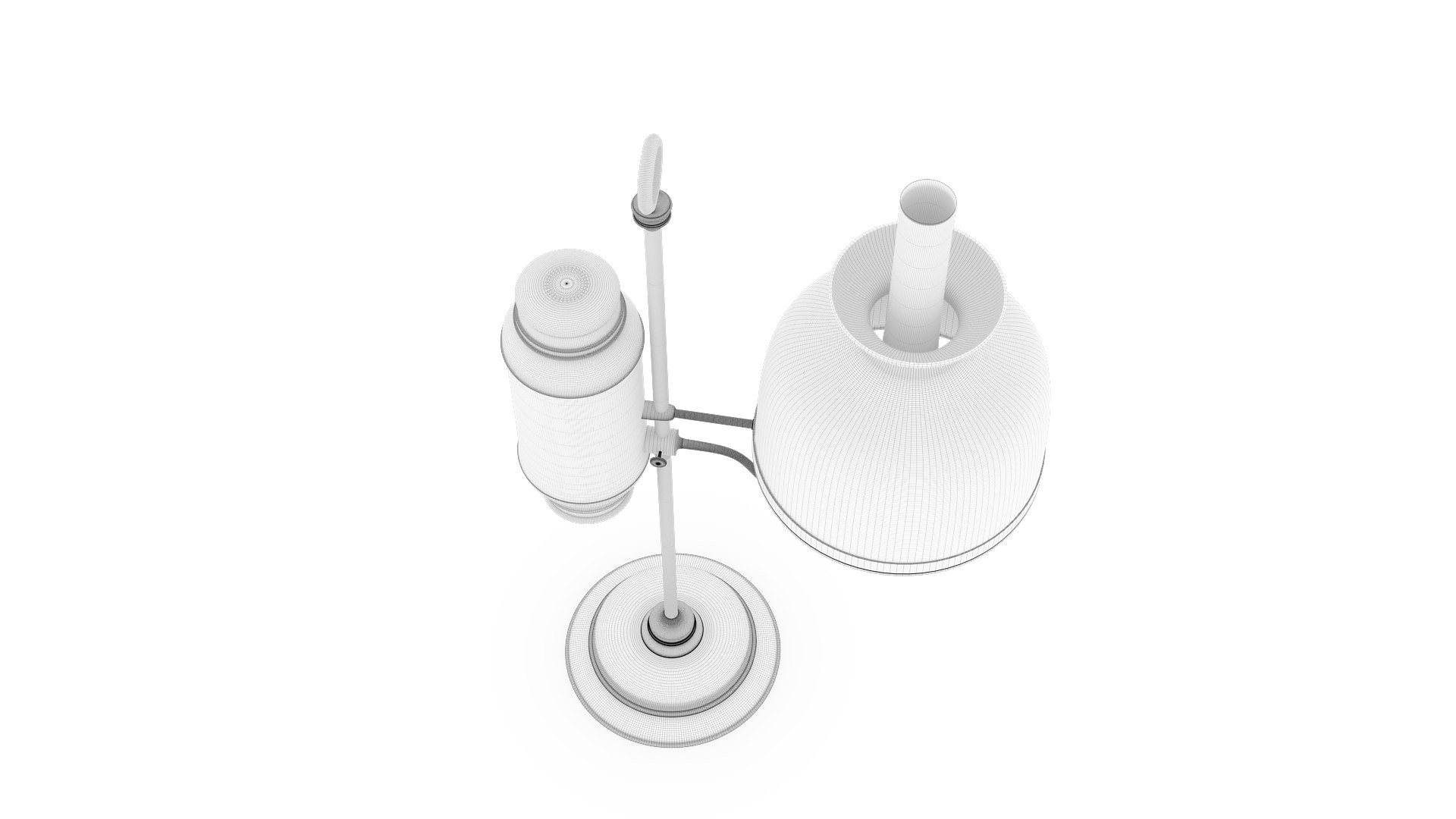 3D model Oil Lamp - Colonial Style 04 - TurboSquid 1957209