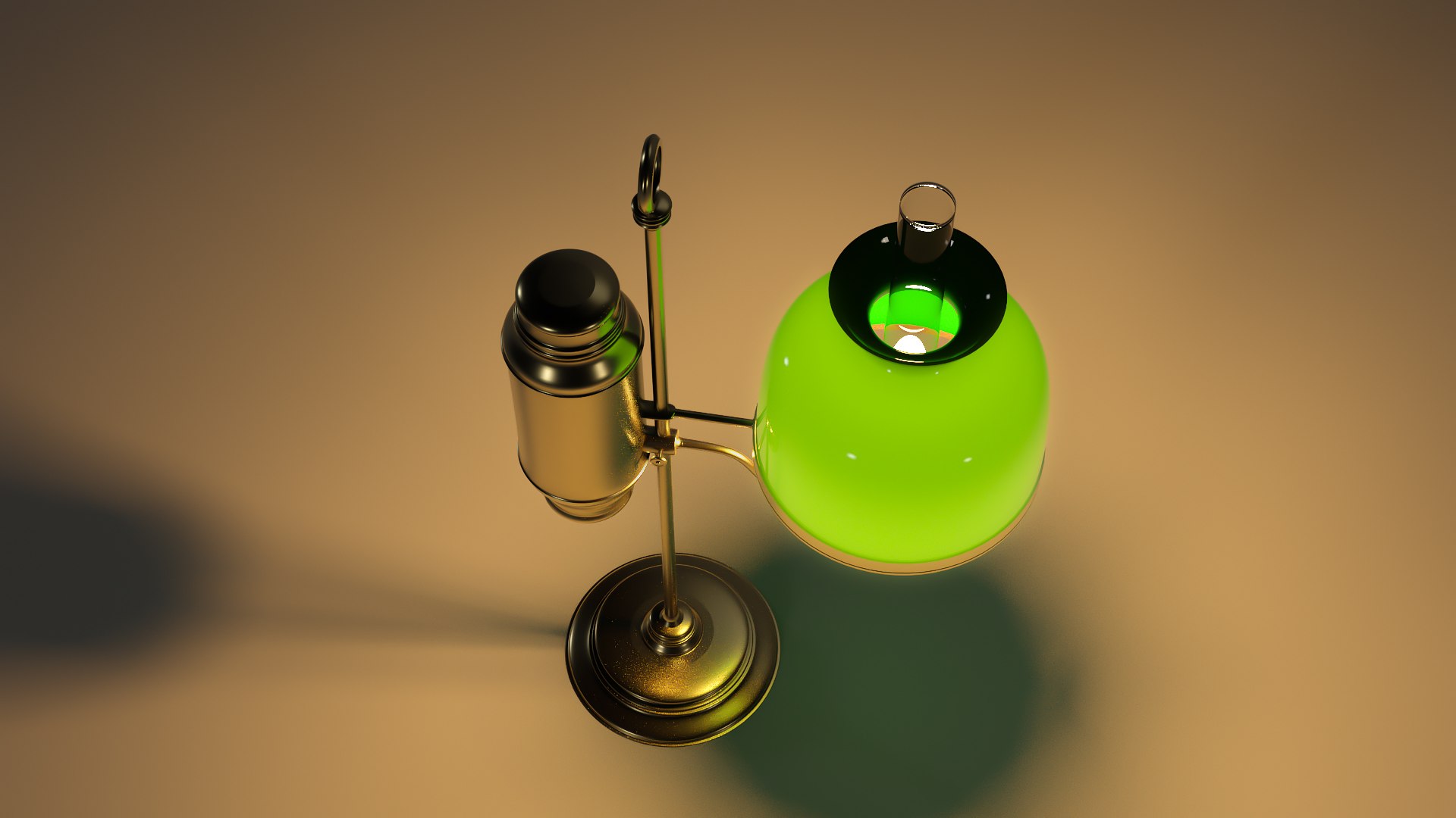 3D model Oil Lamp - Colonial Style 04 - TurboSquid 1957209
