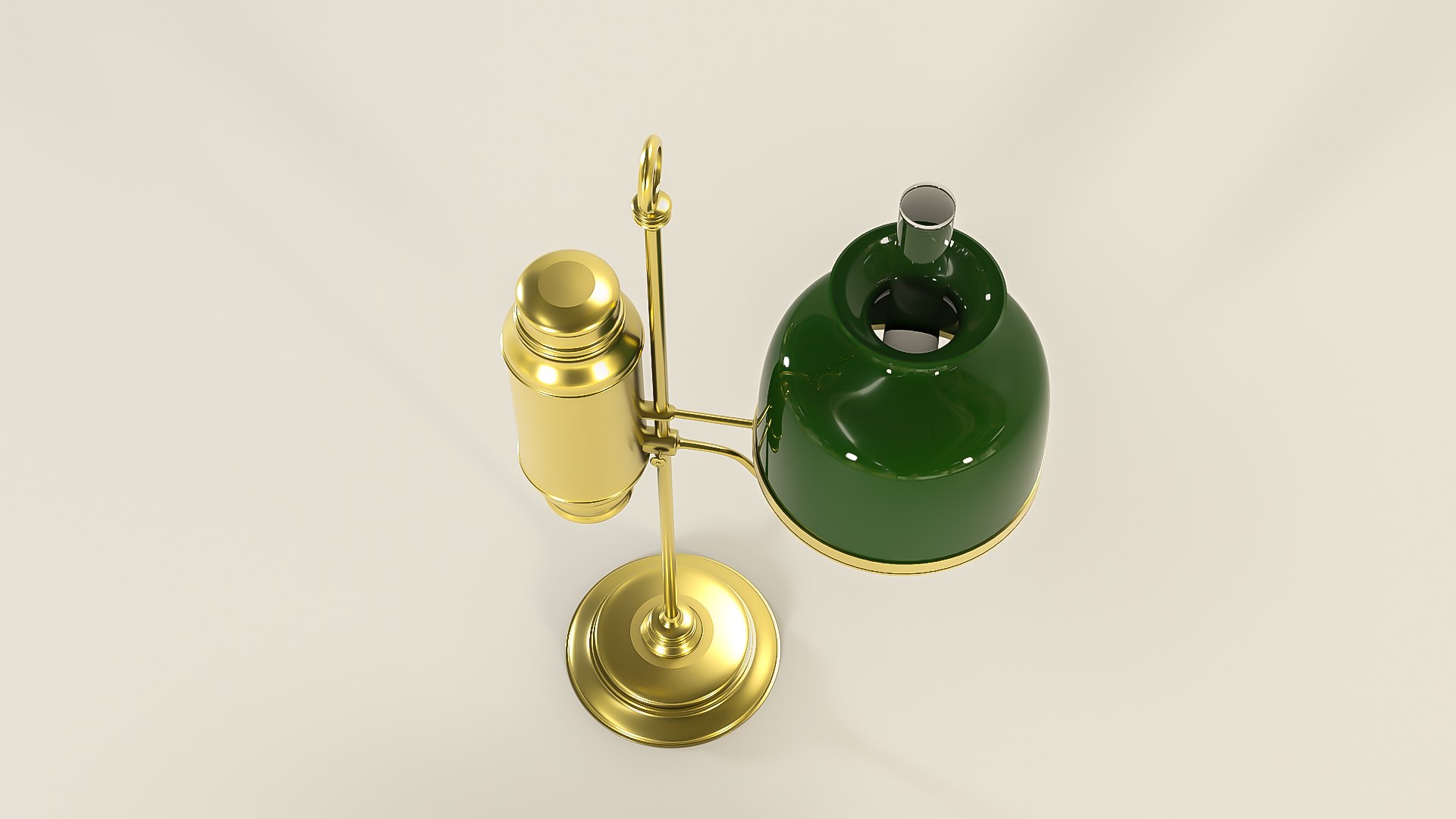 3D model Oil Lamp - Colonial Style 04 - TurboSquid 1957209