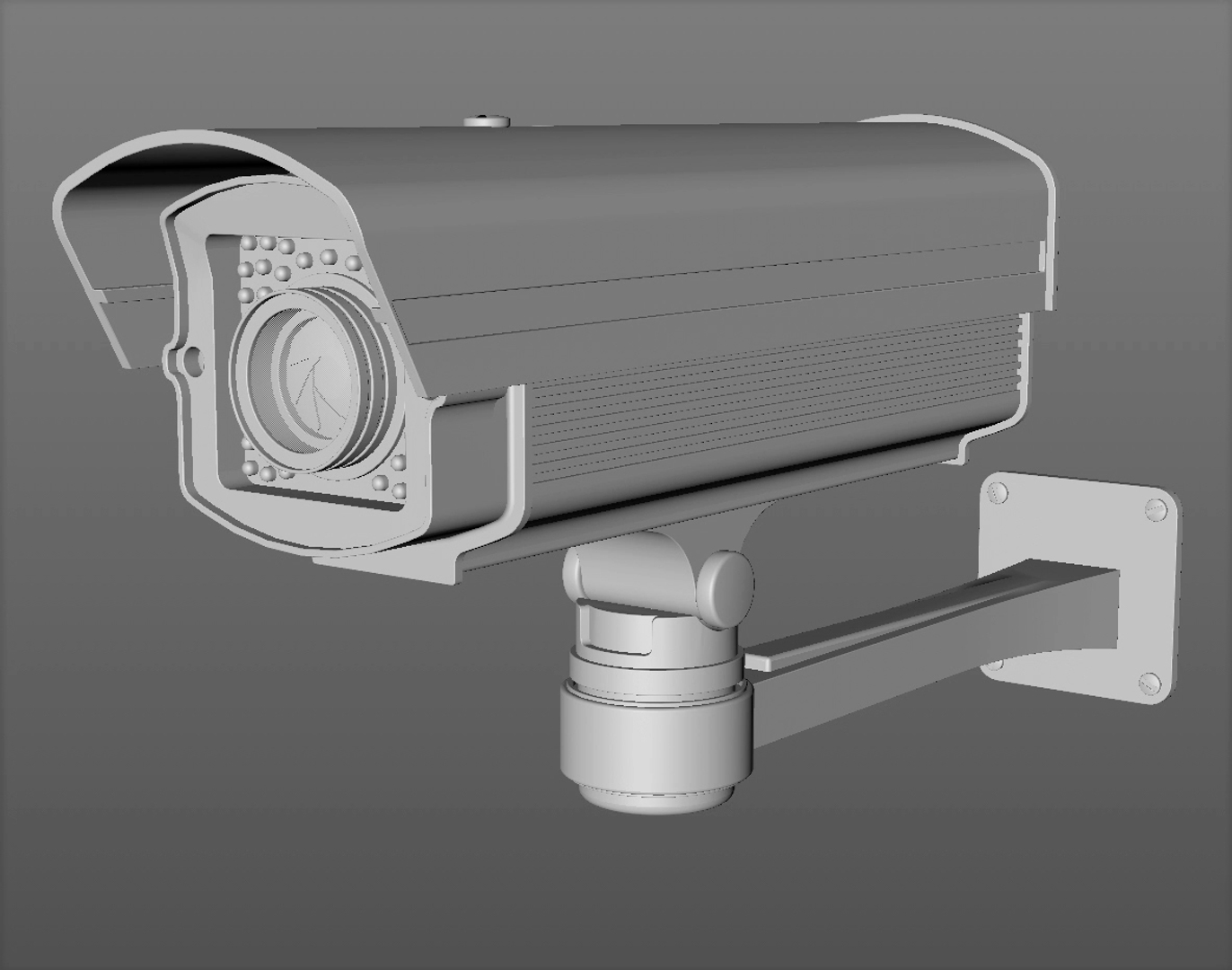 Cctv Security Camera 3D Model - TurboSquid 1334615