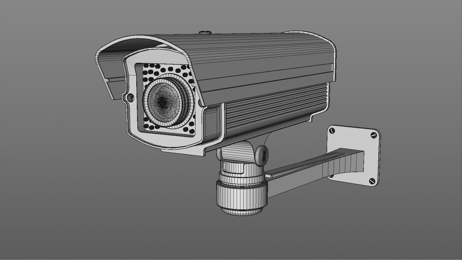 Cctv Security Camera 3D Model - TurboSquid 1334615