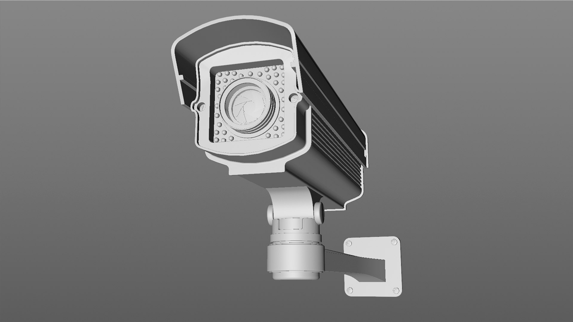 Cctv Security Camera 3D Model - TurboSquid 1334615