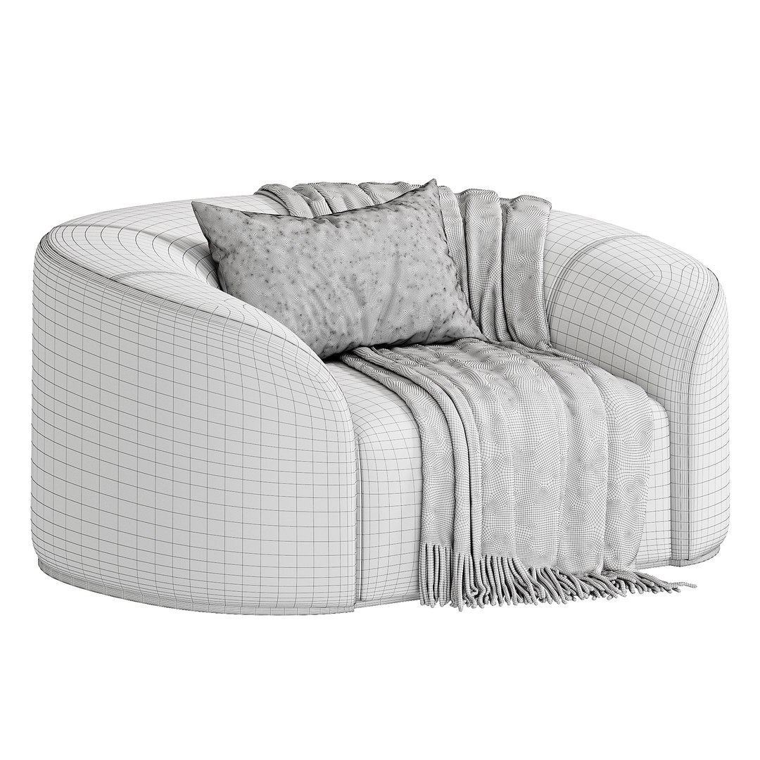 3D PIERRE Armchair Model - TurboSquid 2121790