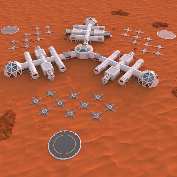 Mars City 3D - TurboSquid 1876777