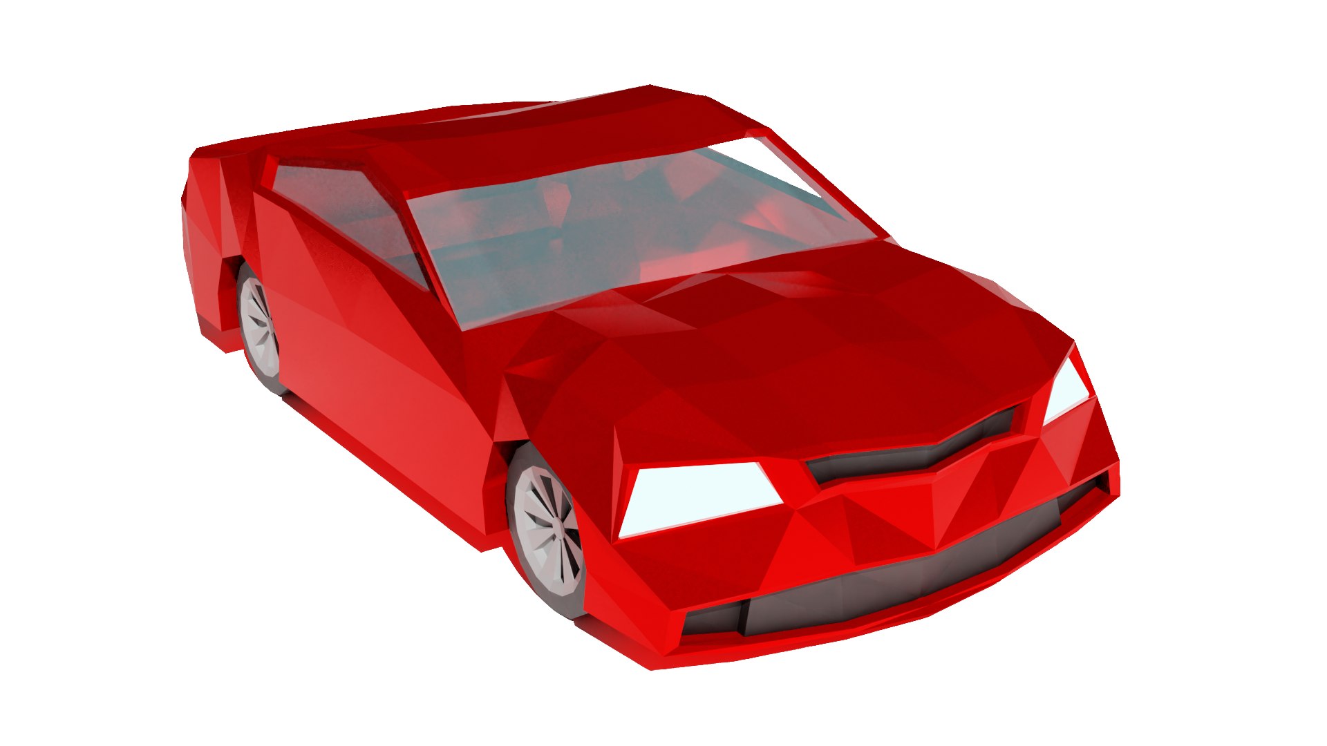 Red car metal 3D - TurboSquid 1648407