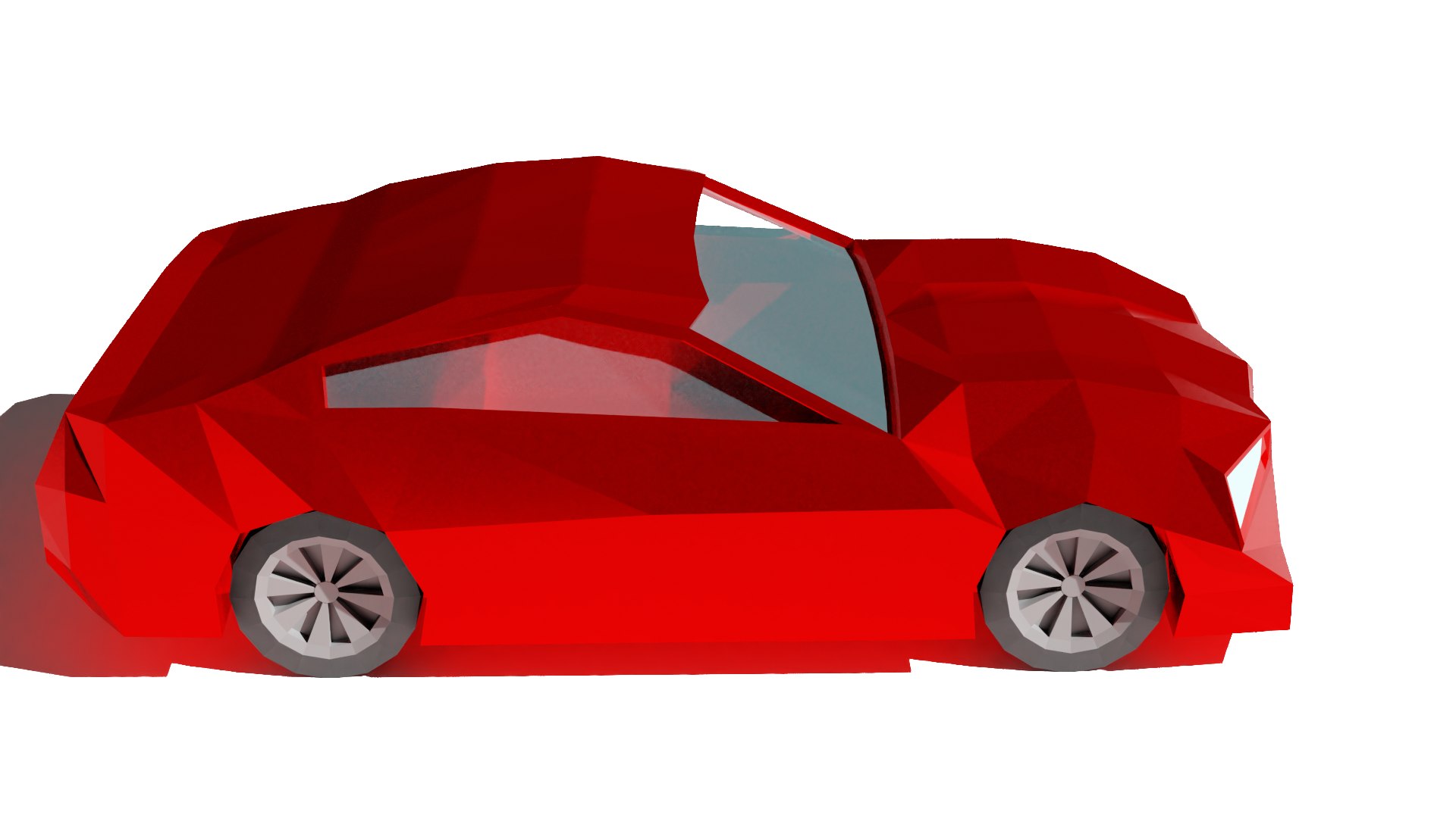 Red car metal 3D - TurboSquid 1648407