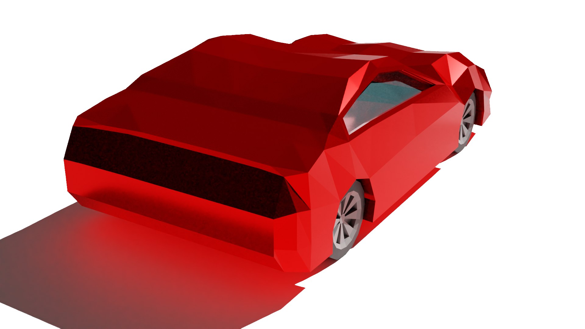 Red car metal 3D - TurboSquid 1648407
