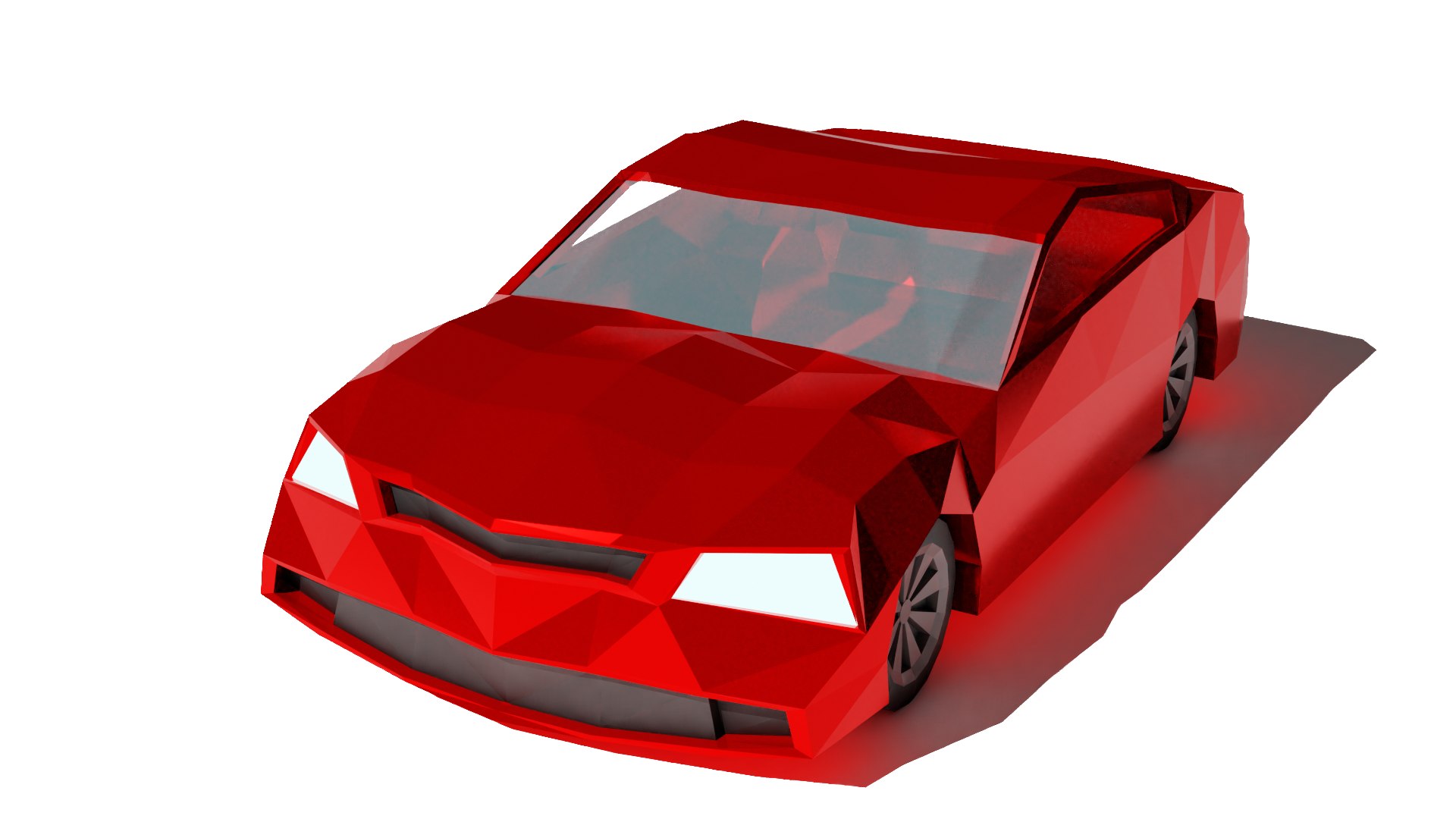 Red car metal 3D - TurboSquid 1648407