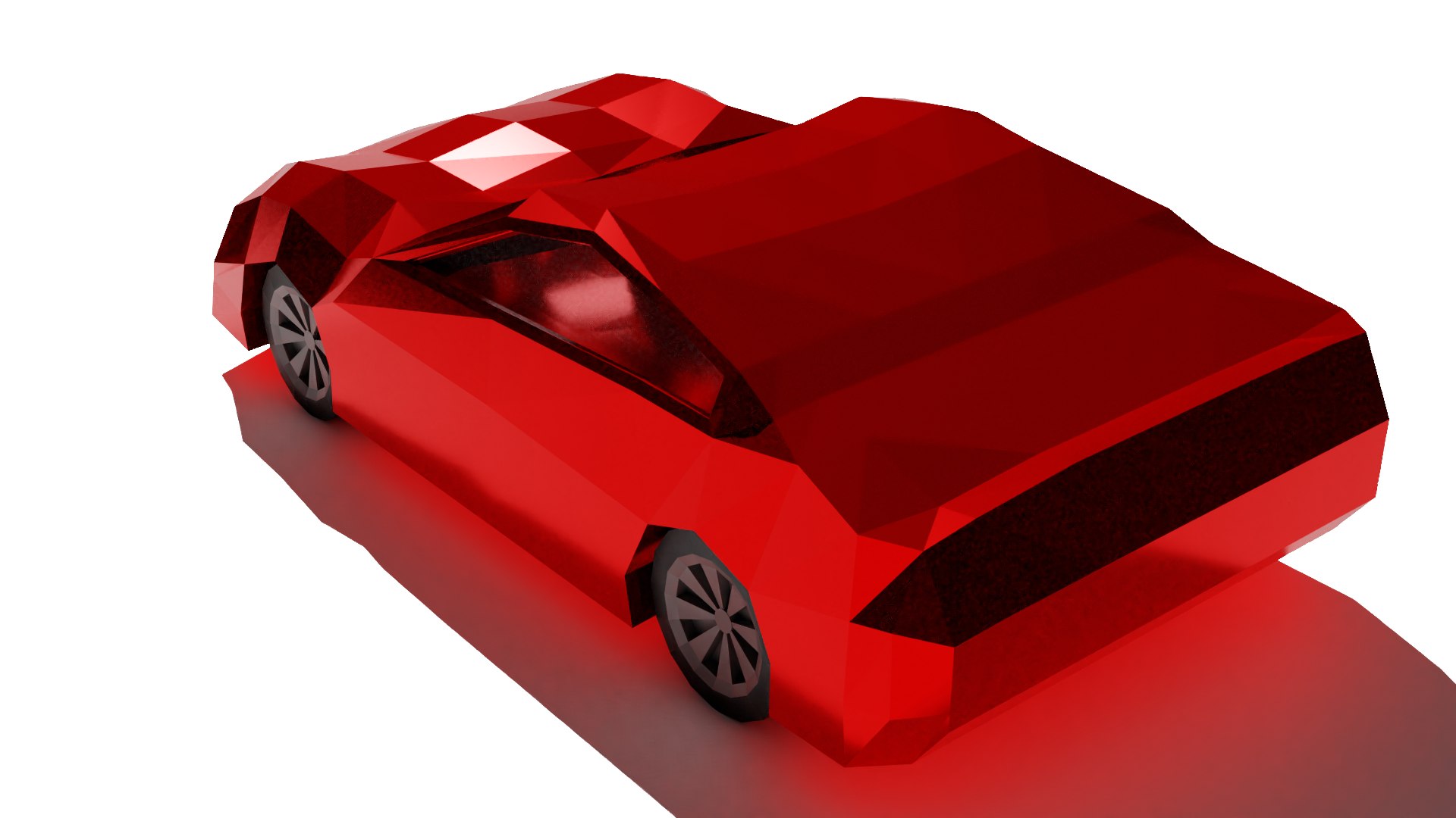Red car metal 3D - TurboSquid 1648407