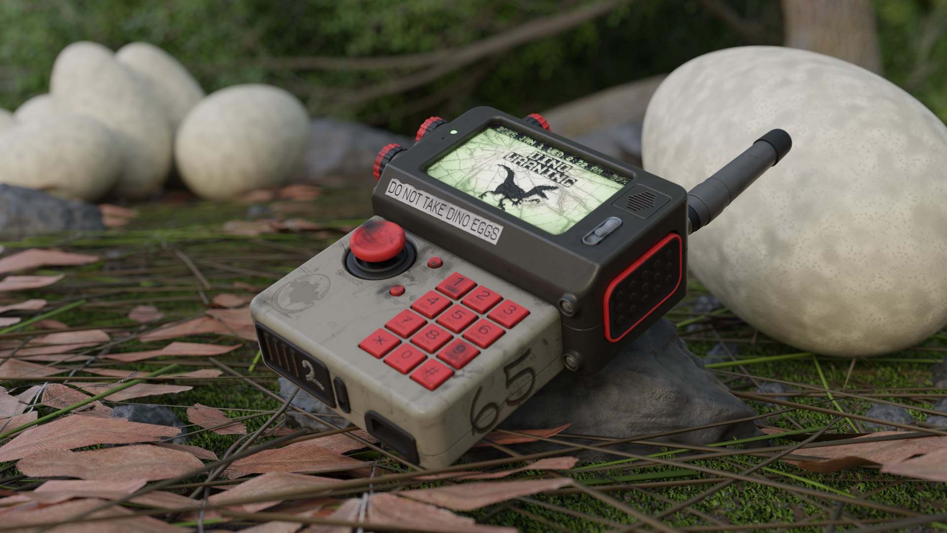 Dino Device 3D Model - TurboSquid 2335504