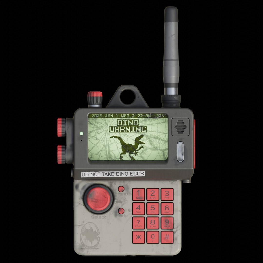 Dino Device 3D Model - TurboSquid 2335504