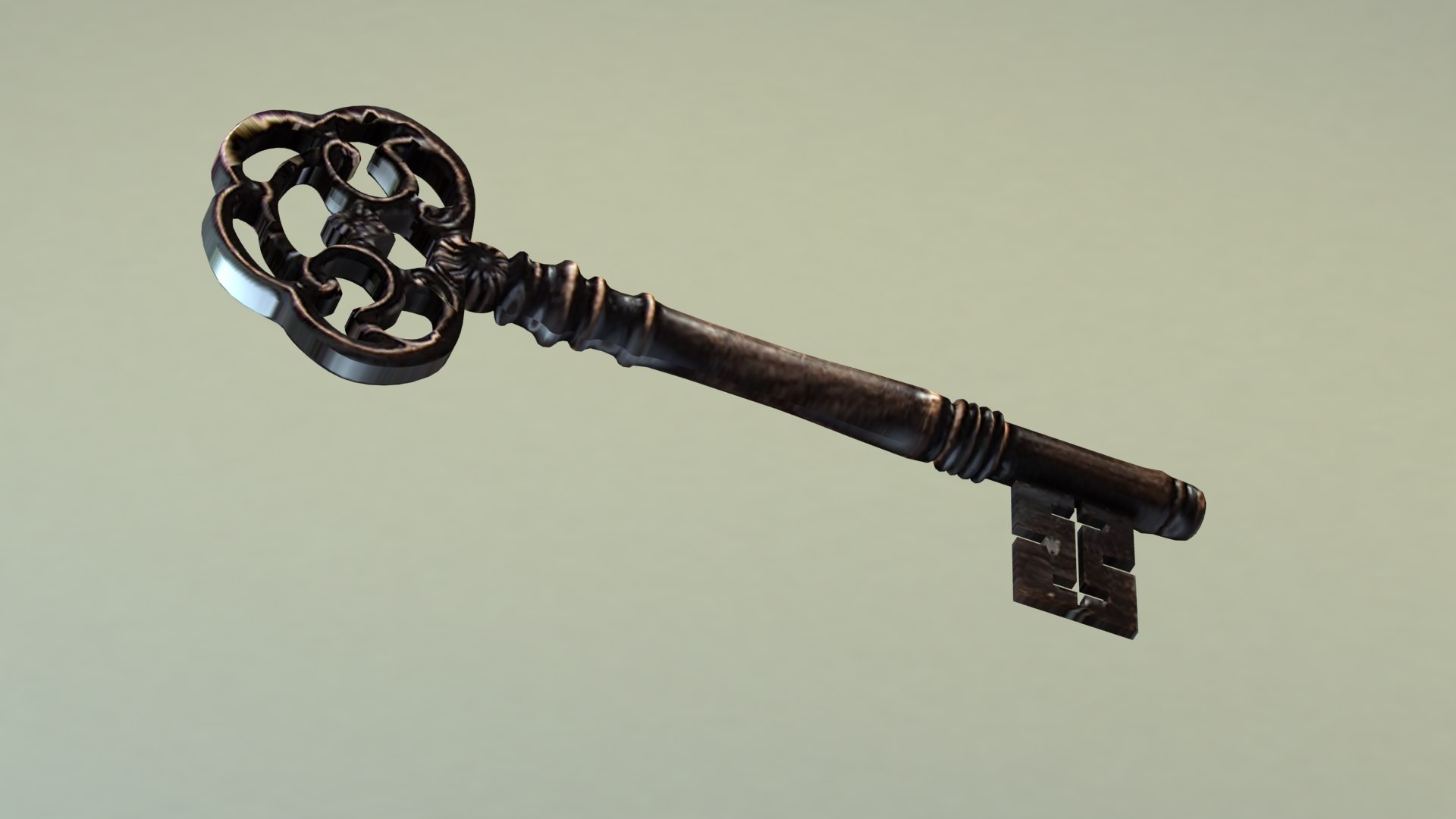 3d Model Key Old