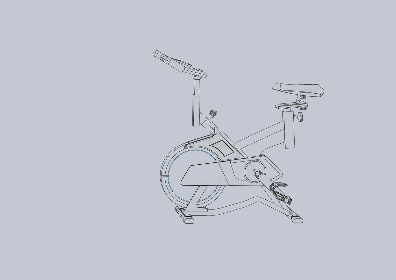 ExercseBike4 3D - TurboSquid 2056938