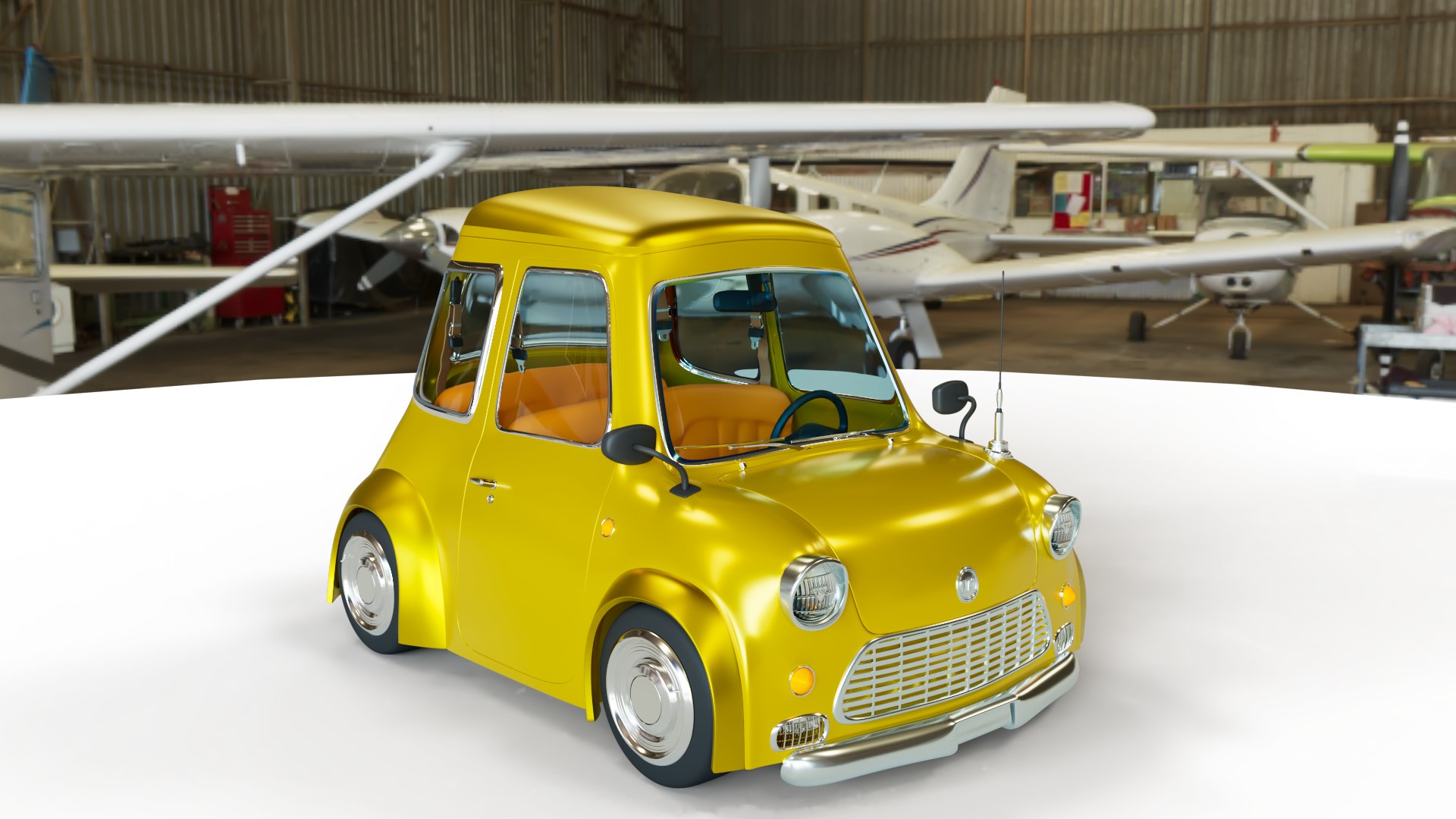 Toon Car Model - TurboSquid 2402708