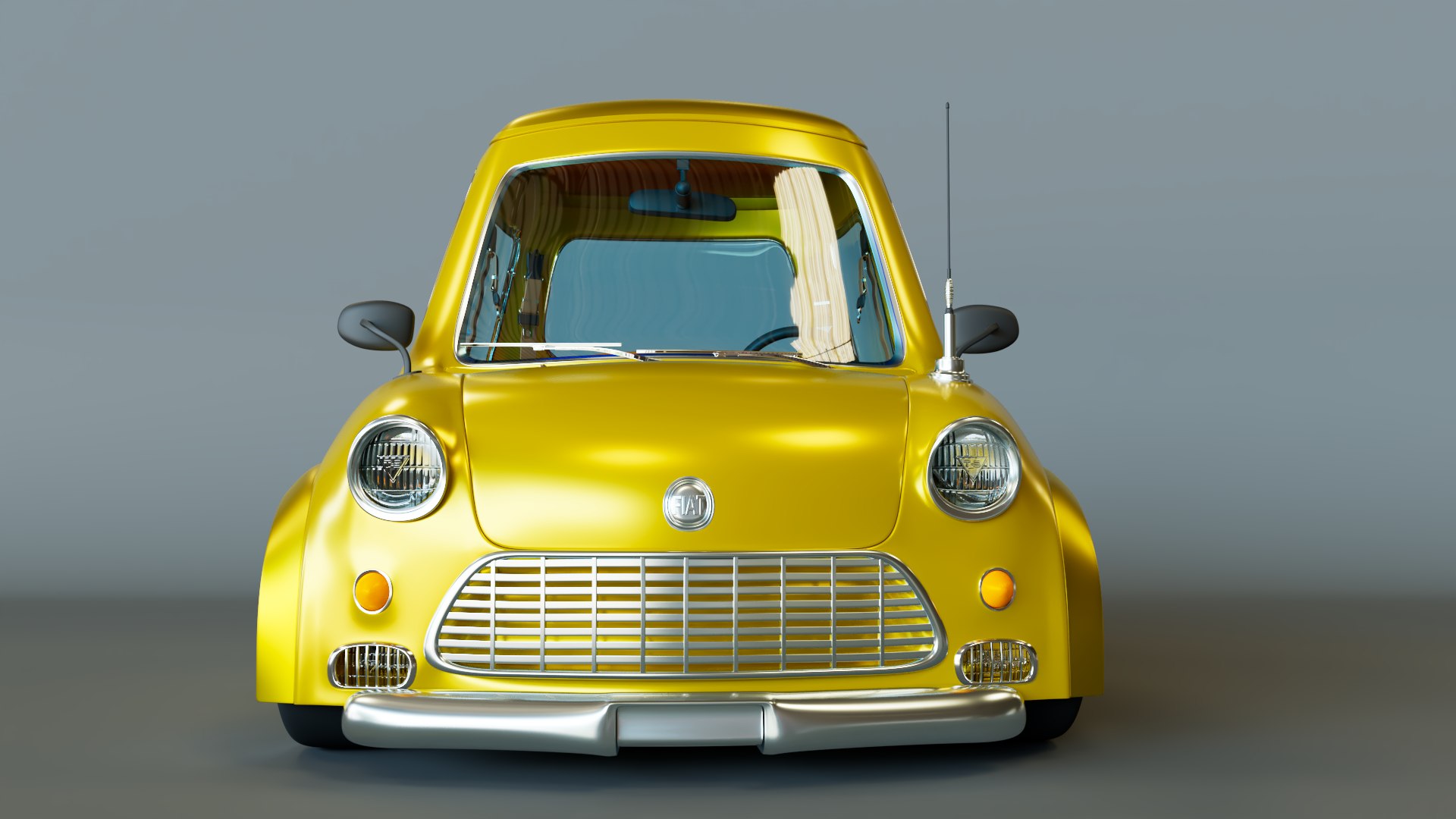 Toon Car Model - TurboSquid 2402708