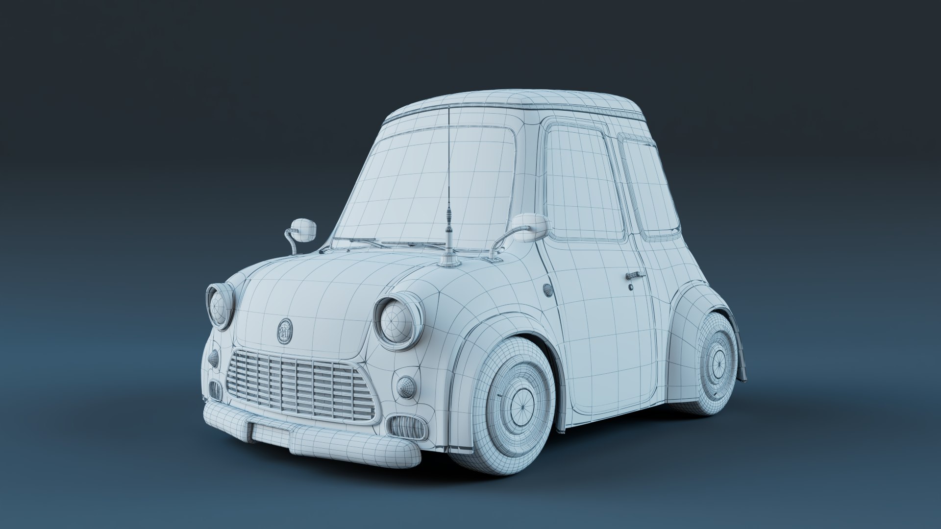 Toon Car Model - TurboSquid 2402708