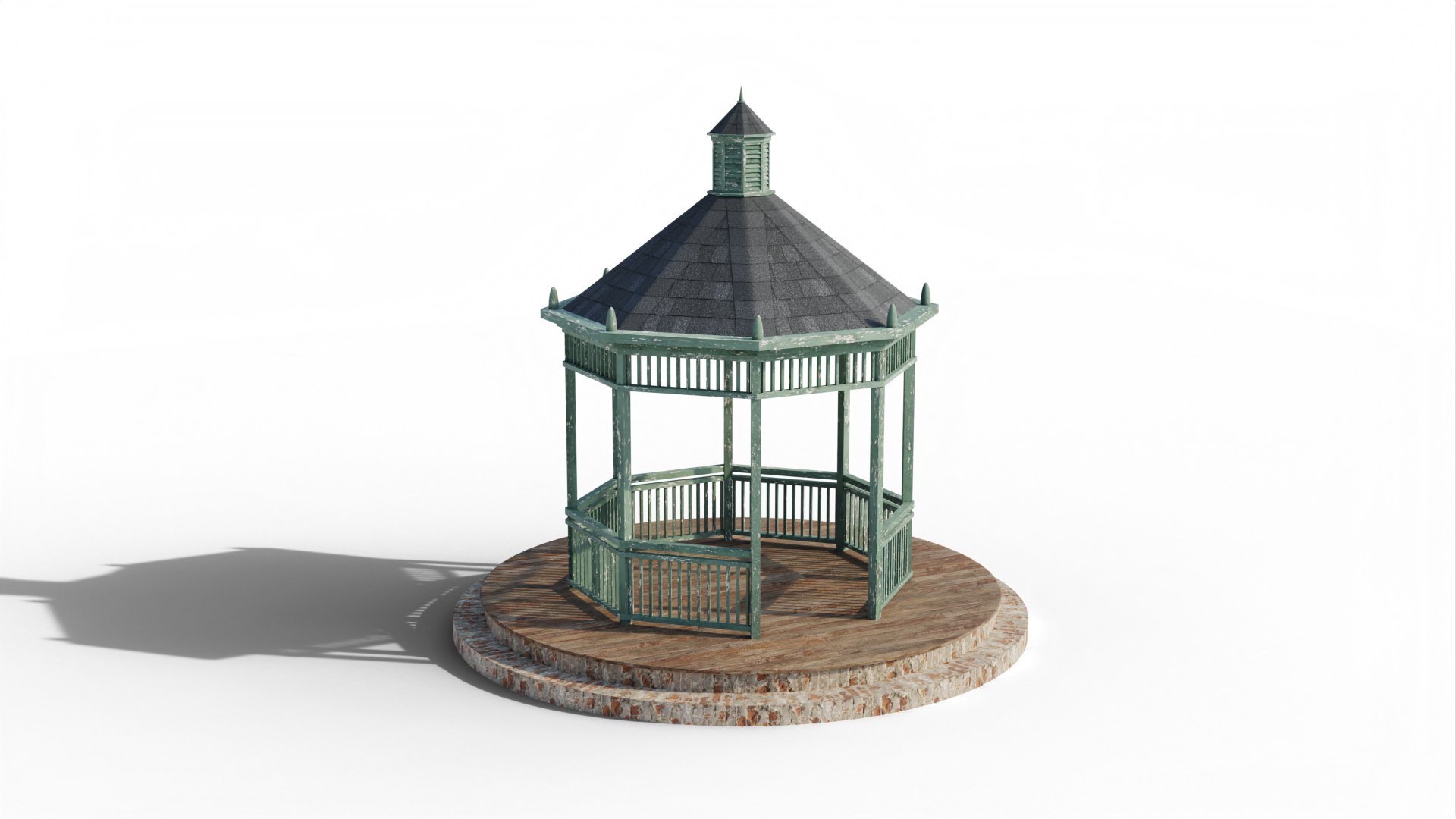 3D Gazebo - TurboSquid 2138917