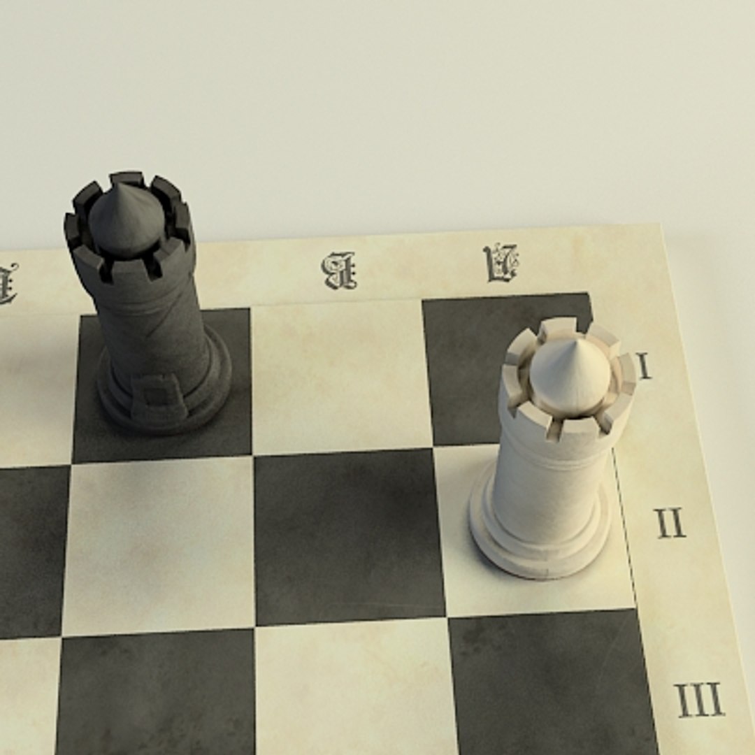 Chess Figures Tower Max