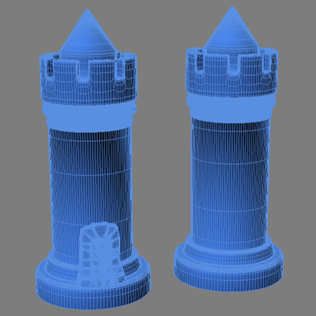 Chess Figures Tower Max