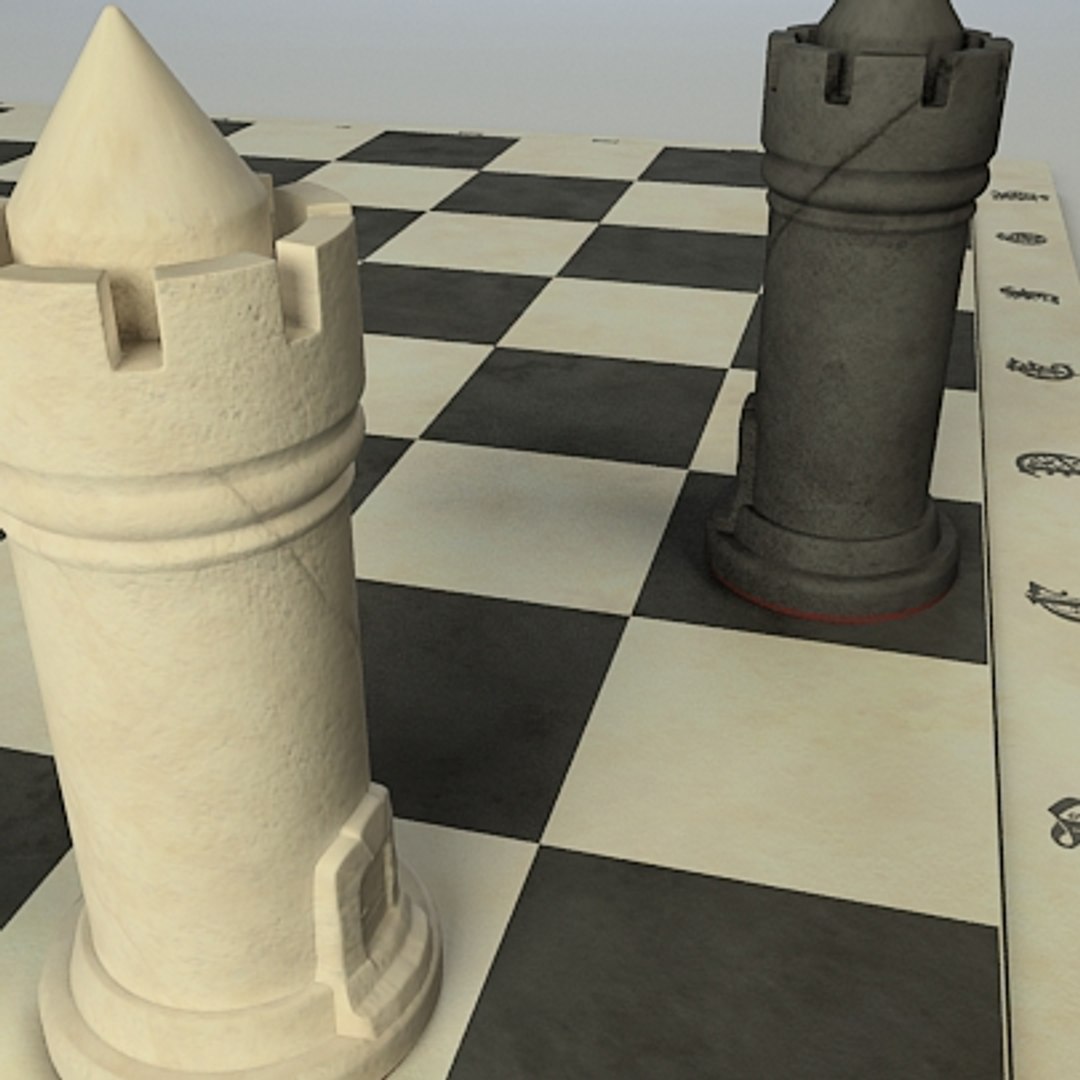 Chess Figures Tower Max