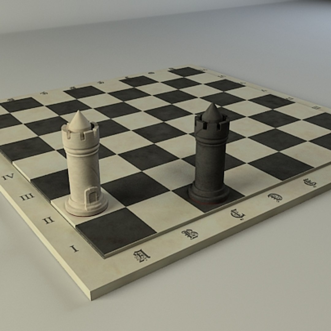Chess Figures Tower Max