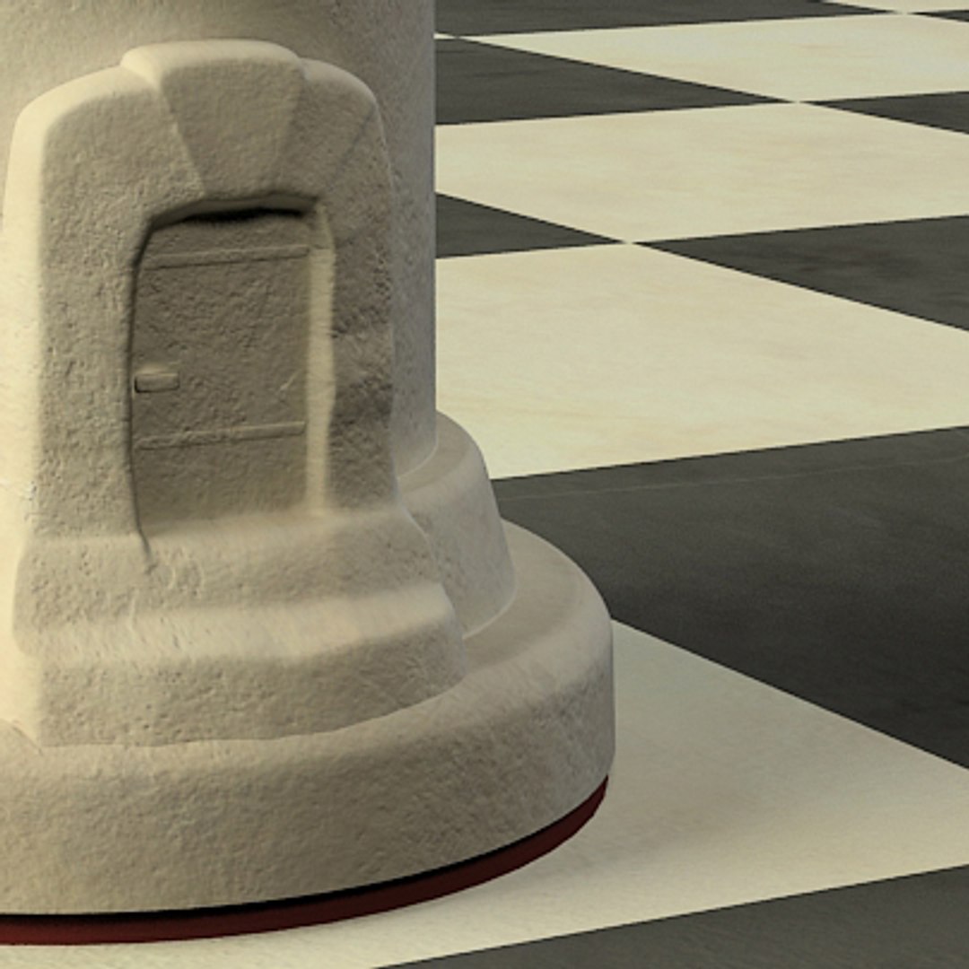 Chess Figures Tower Max