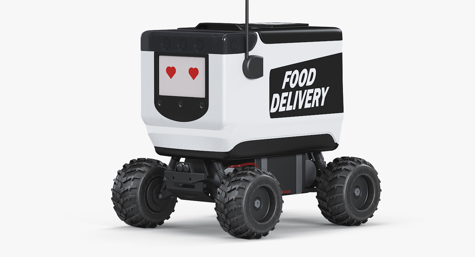 Food Delivery Robot 3D - TurboSquid 1464390