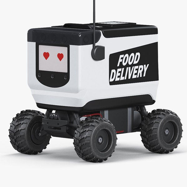 3D scout delivery robot - TurboSquid 1373528