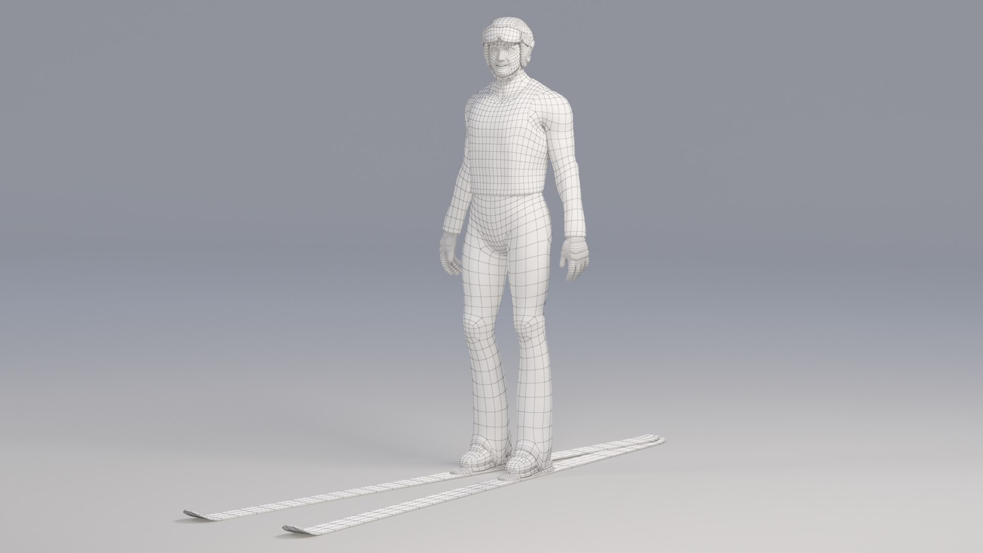 Male Ski Jumper Animated HQ 3D Model - TurboSquid 1971837