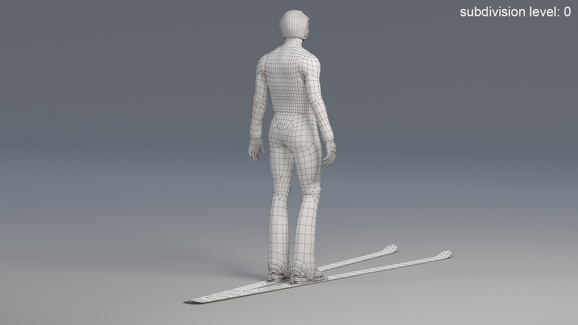 Male Ski Jumper Animated HQ 3D model - TurboSquid 1971837