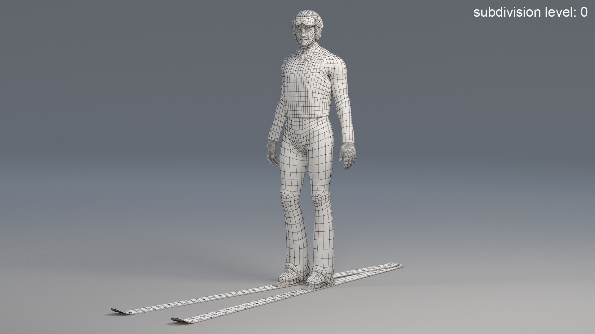 Male Ski Jumper Animated HQ 3D model - TurboSquid 1971837