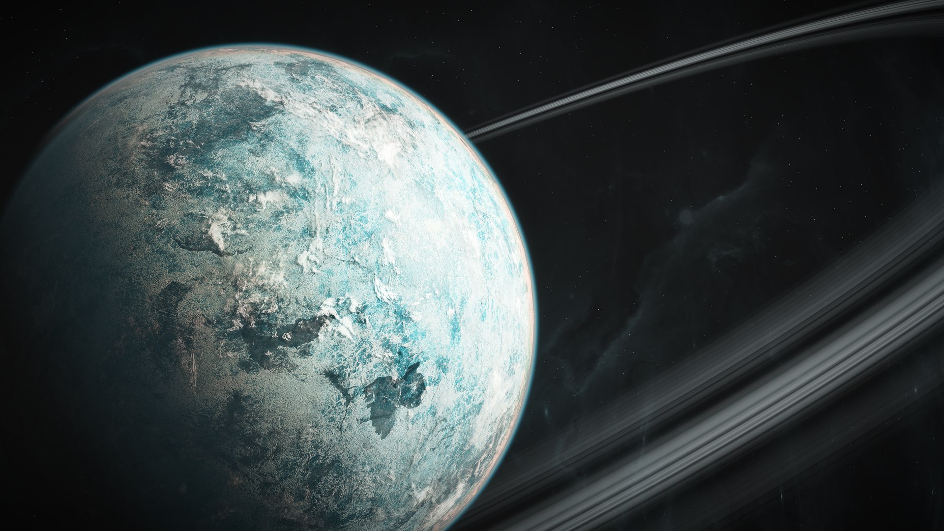 16K Photorealistic Icy Planet model - TurboSquid 1799170