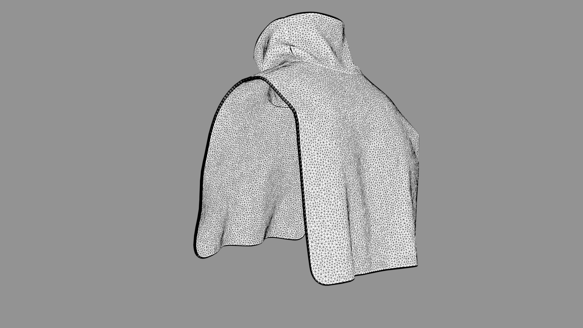 Scarf - High Neck Collar 3D Model - TurboSquid 1977773