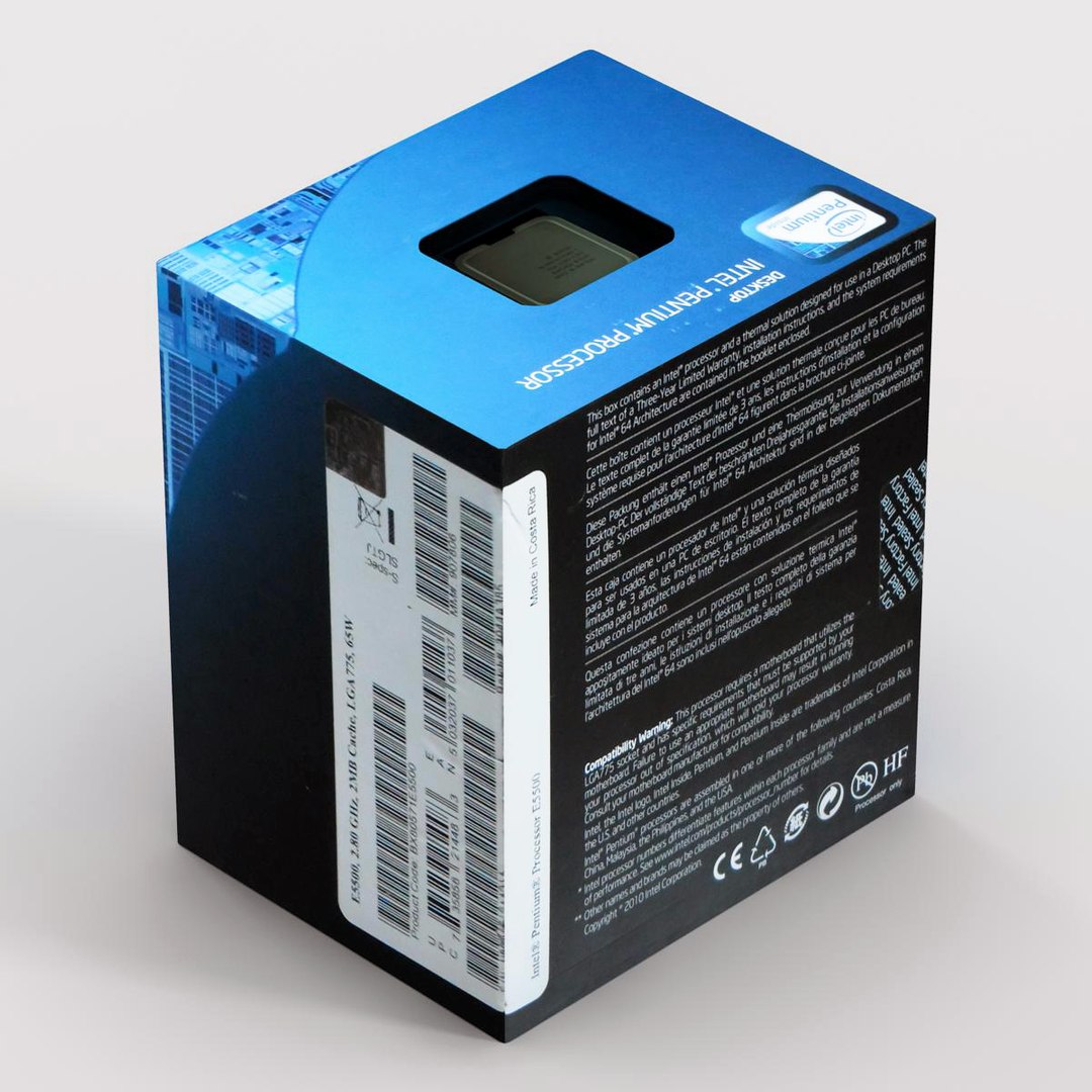 3d intel processors model