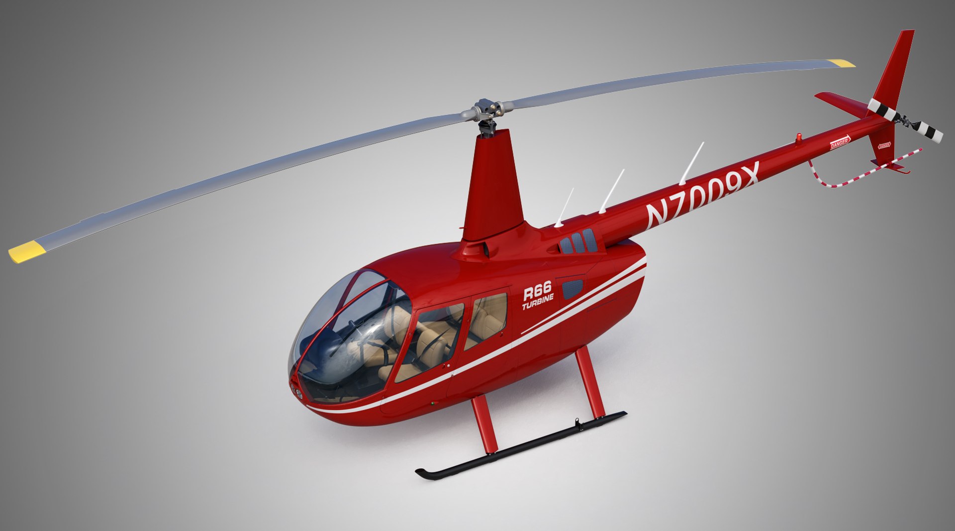 Helicopter robinson r66 turbine 3D model - TurboSquid 1355803