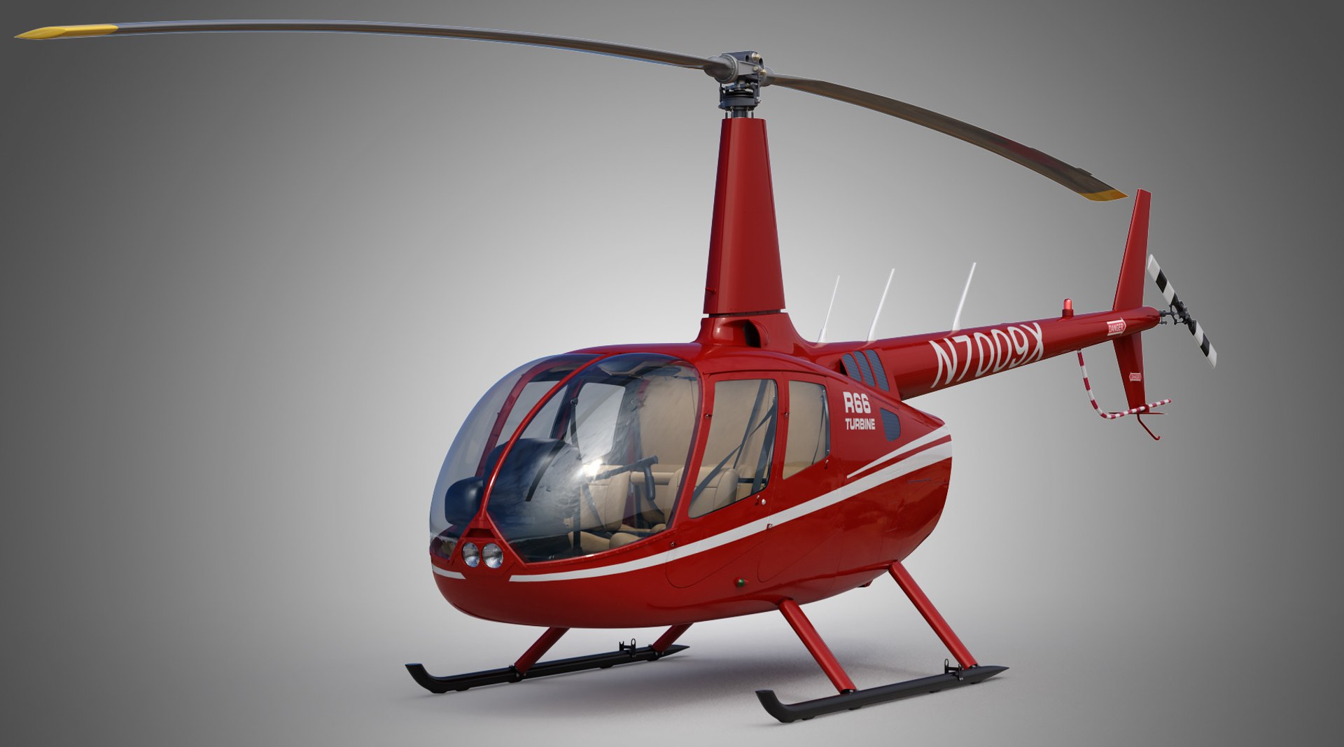 Helicopter robinson r66 turbine 3D model - TurboSquid 1355803