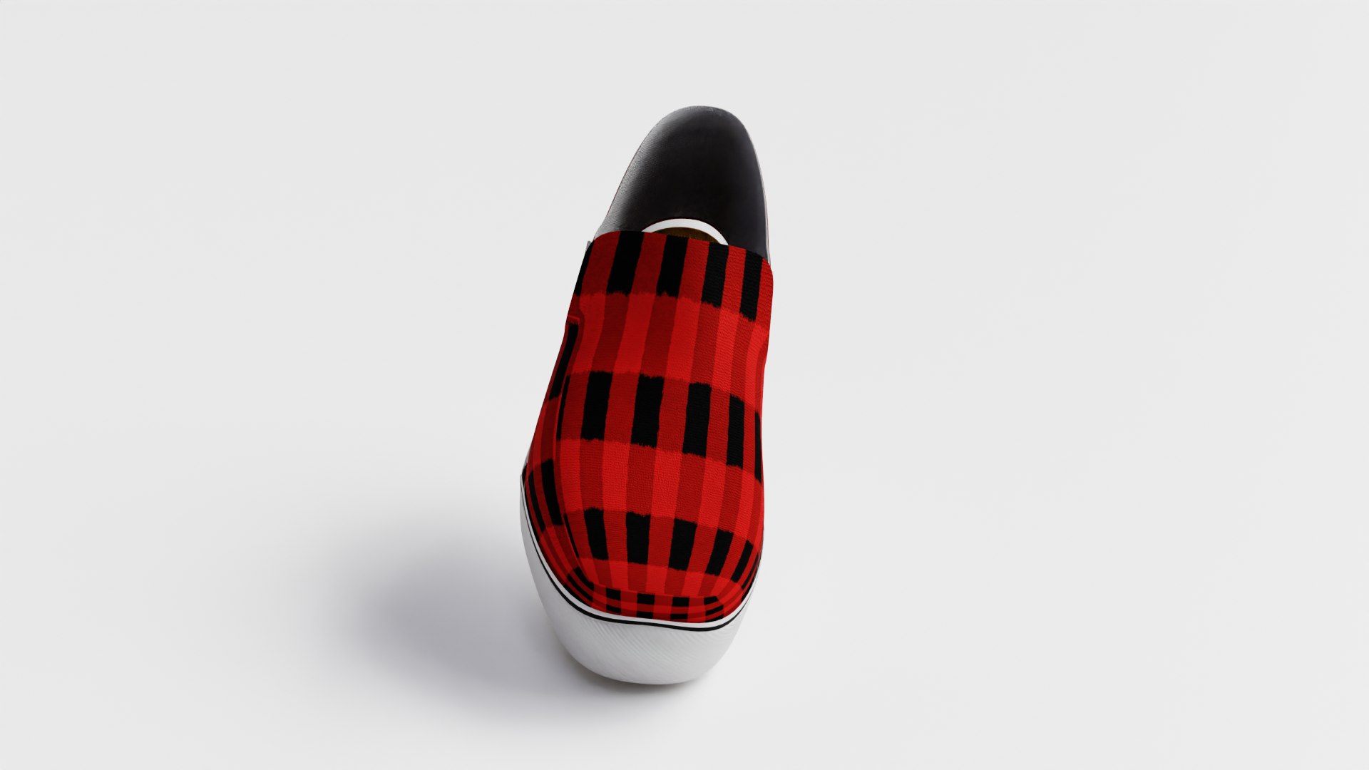 Free 3D Red And Black Fabric Texture Ready Shoe 3D Model - TurboSquid ...